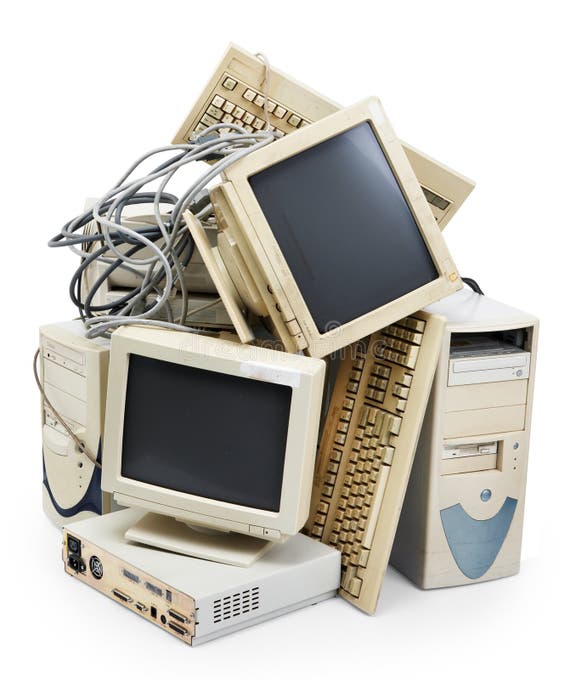 Obsolete computer stock photo. Image of obsolete, rubbish - 8492026