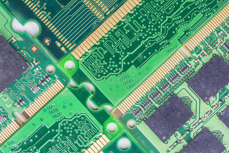 Outdated Computer Parts on a White Background. Stock Photo - Image of ...