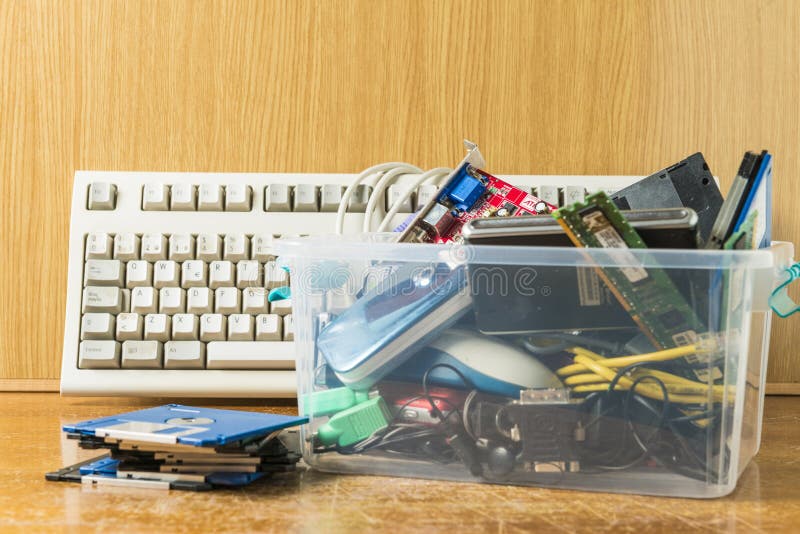 Obsolete Electronic and Technological Objects Editorial Photography ...