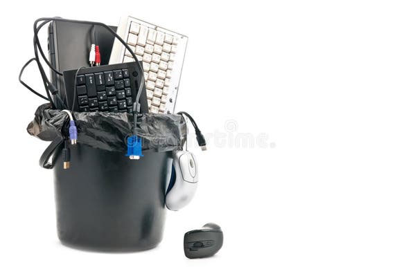 Obsolete hardware stock image. Image of computer, broken - 17851339