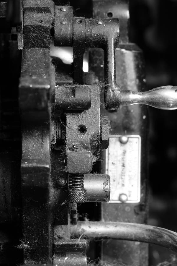 Obsolete machine stock image. Image of cutting, manufacturing - 61438825