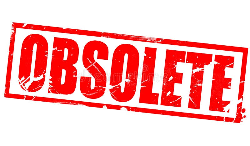 Obsolete in red frame stock illustration. Illustration of stamp - 124420554