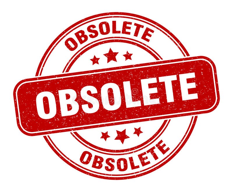 Obsolete Stamp. Obsolete Round Grunge Sign Stock Vector - Illustration ...