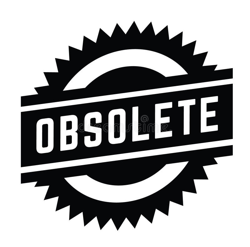 Obsolete stamp on white stock vector. Illustration of antique - 124298005