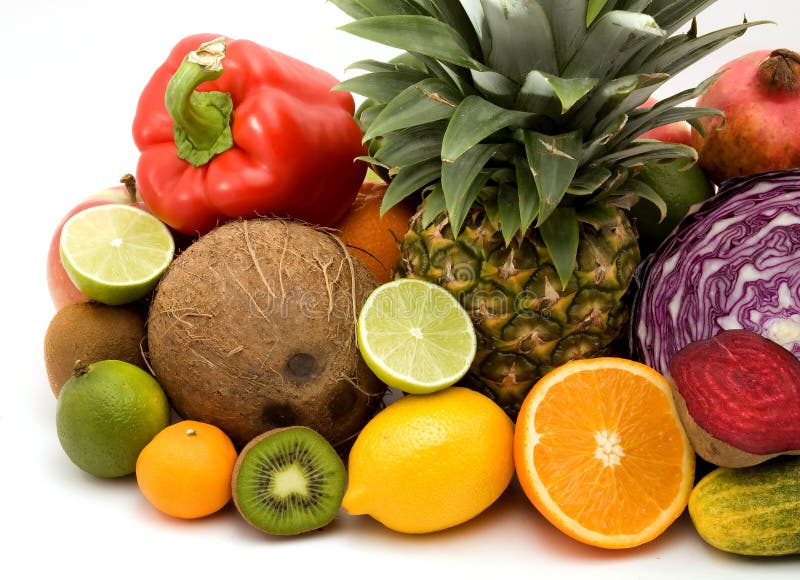 Rotes Obst und Gemüse stockfoto. Bild von zwiebel, moosbeeren - 12197954