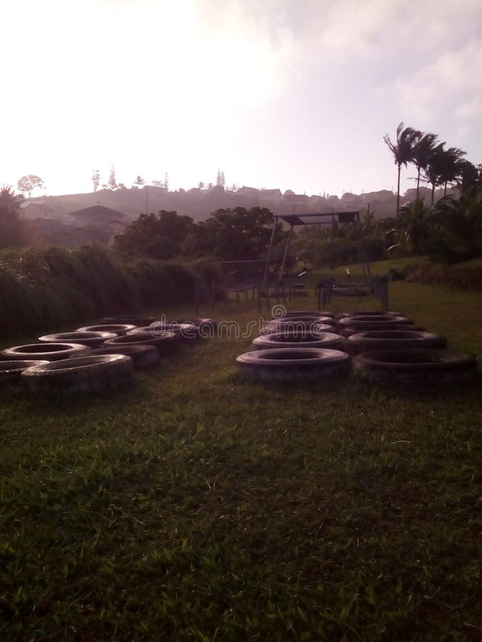 Obstacle Course Play Team Building Stock Photo - Image of obstacle ...