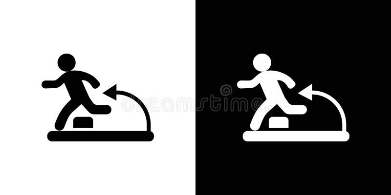 Obstacle Race Icon Logo Set Vector Stock Vector - Illustration of glyph ...