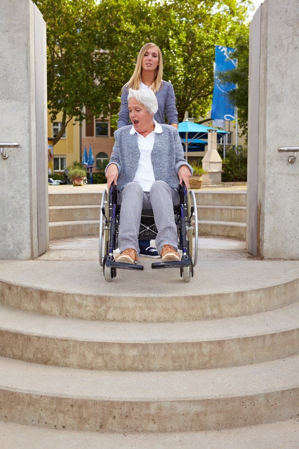 Obstacle for Wheelchair User Stock Photo - Image of mobile, levels ...