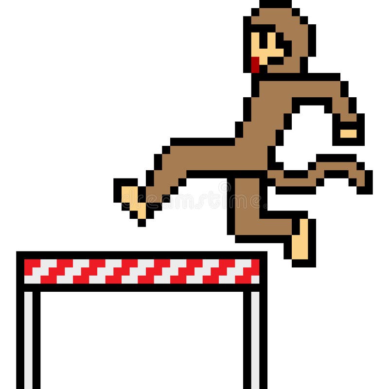 Obstacles D'art De Pixel De Vecteur Illustration de Vecteur ...