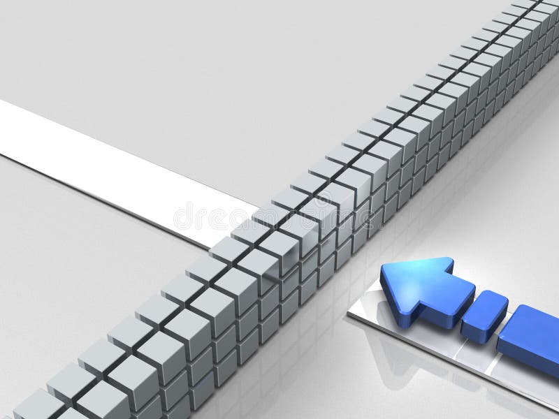 Innovation Vs Stagnation - Change and Status Quo Stock Illustration ...