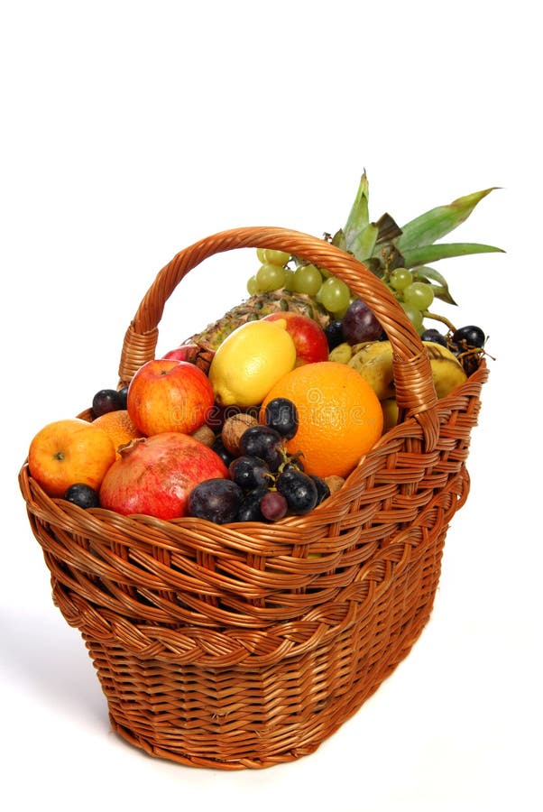 Obstkorb stockbild. Bild von gruppe, salat, herbstlich - 34804991