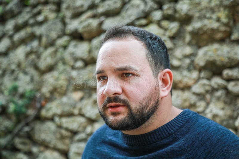 Obvious Movement of the Head for Agreement Stock Image - Image of face ...