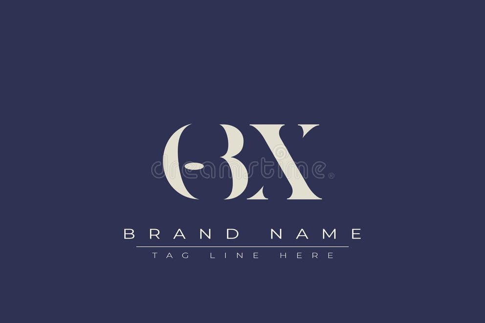 OBX Abstract Letter Logo Design Stock Vector - Illustration of concept ...