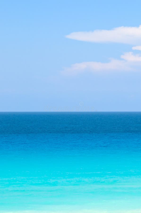 Océano Tropical Del Azul Y De La Turquesa Imagen de archivo - Imagen de ...