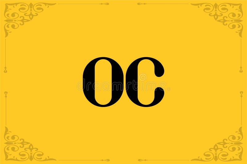 OC abstract luxury logo stock vector. Illustration of corporate - 362197147