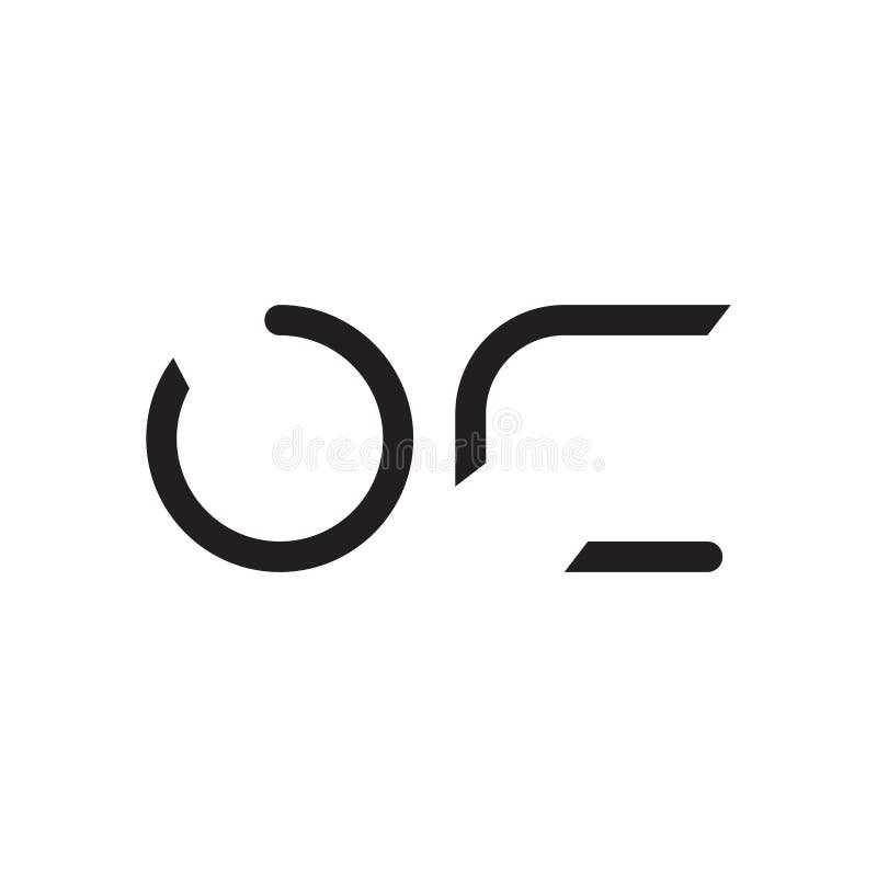 Oc Initial Letter Vector Logo Icon Stock Vector - Illustration of type ...