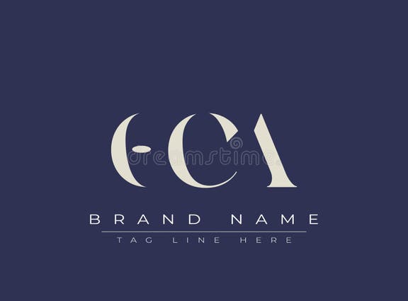 OCA Abstract Letter Logo Design Stock Vector - Illustration of ...