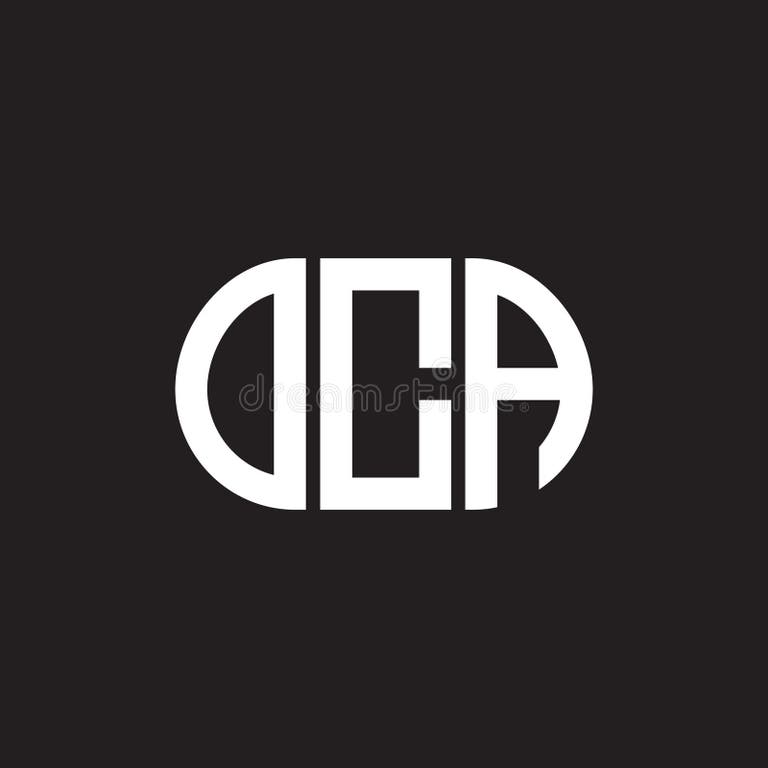 OCA Letter Logo Design on Black Background. OCA Creative Initials ...