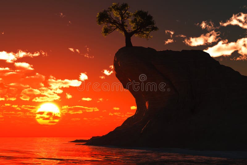 Ocaso foto de archivo. Imagen de cielo, sombra, fondos - 13679148