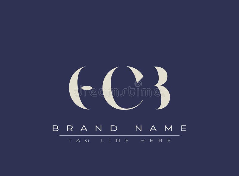 OCB Abstract Letter Logo Design Stock Vector - Illustration of sign ...