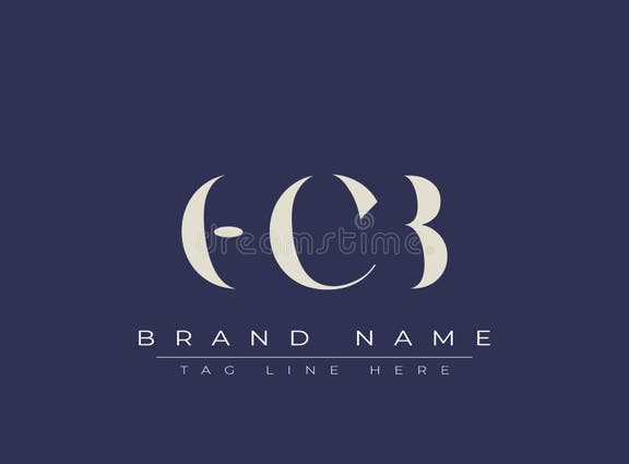 OCB Abstract Letter Logo Design Stock Vector - Illustration of sign ...