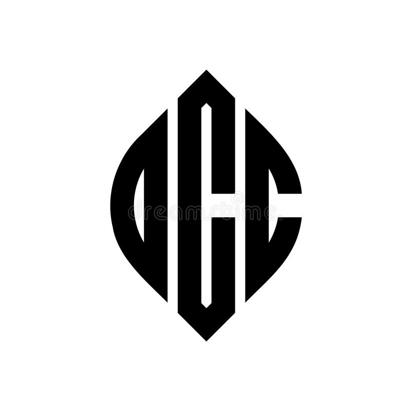 OCC Circle Letter Logo Design with Circle and Ellipse Shape. OCC ...