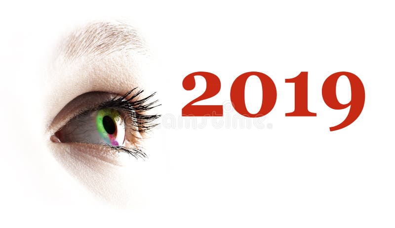 Occhio Femminile Dell'arcobaleno Variopinto E Colorato 2019 Che Spruzza ...