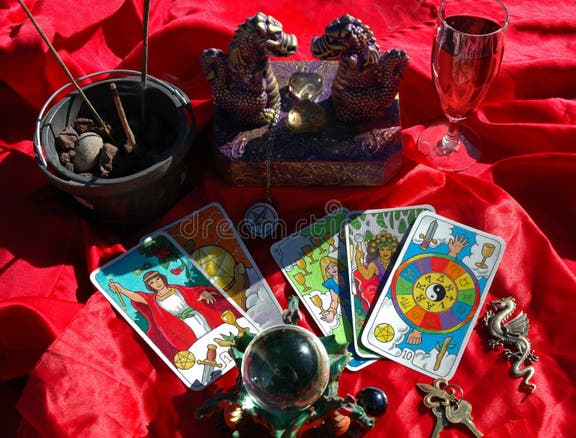 Occult objects stock image. Image of pentacle, crystal - 1513759