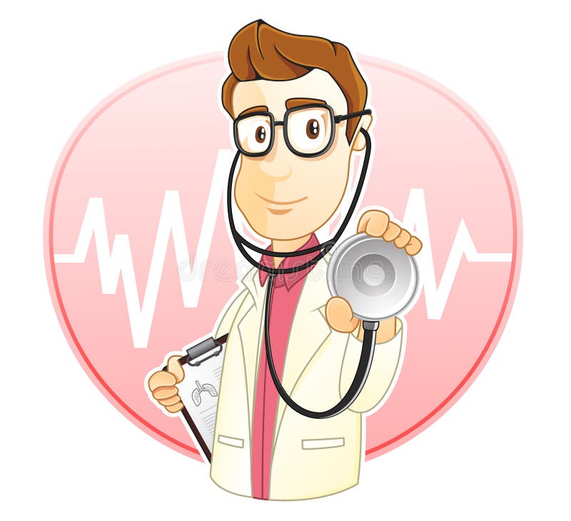 Occupation : Doctor stock illustration. Illustration of stethoscope ...
