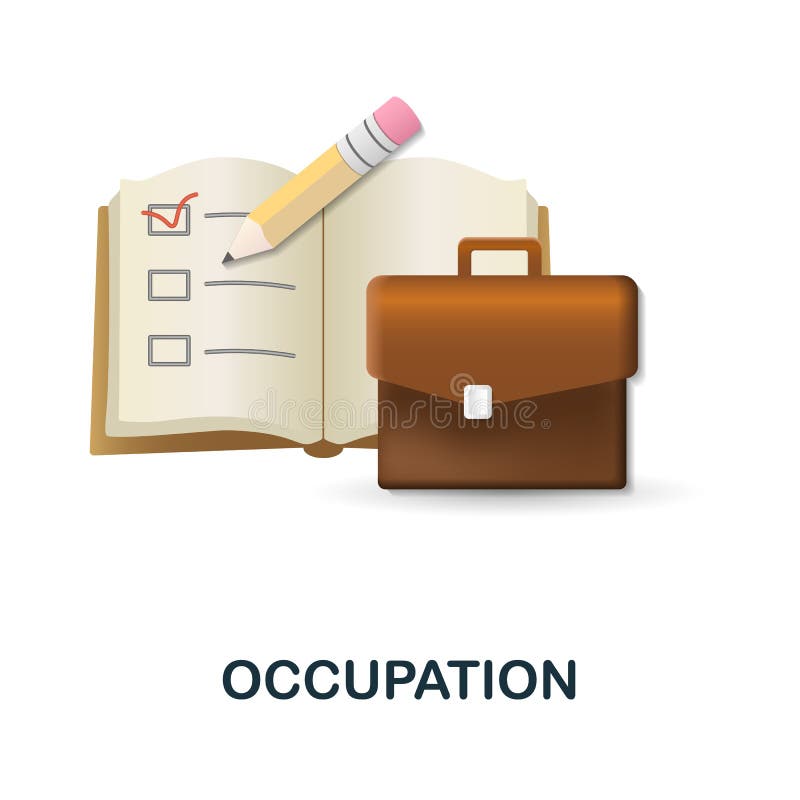 Occupation Icon. 3d Illustration from Business Training Collection ...
