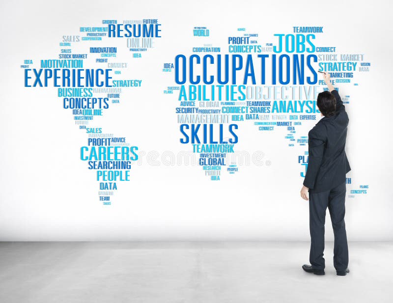 Occupation Job Careers Expertise Human Resources Concept Stock Photo ...