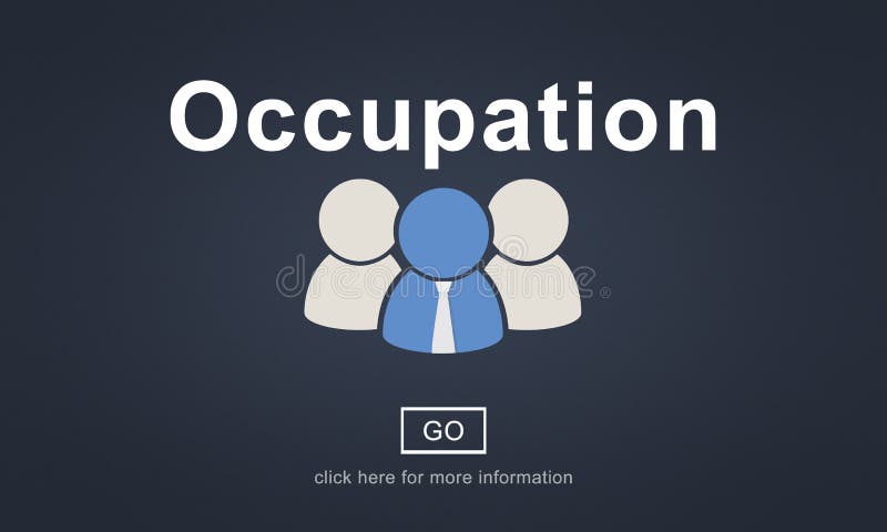 Occupation Job Work Career Profession Occupational Concept Stock ...