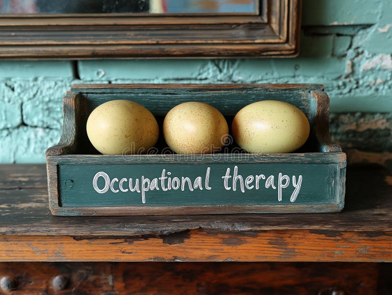 Occupational Therapy Text Written on a Blackboard. Stock Image - Image ...