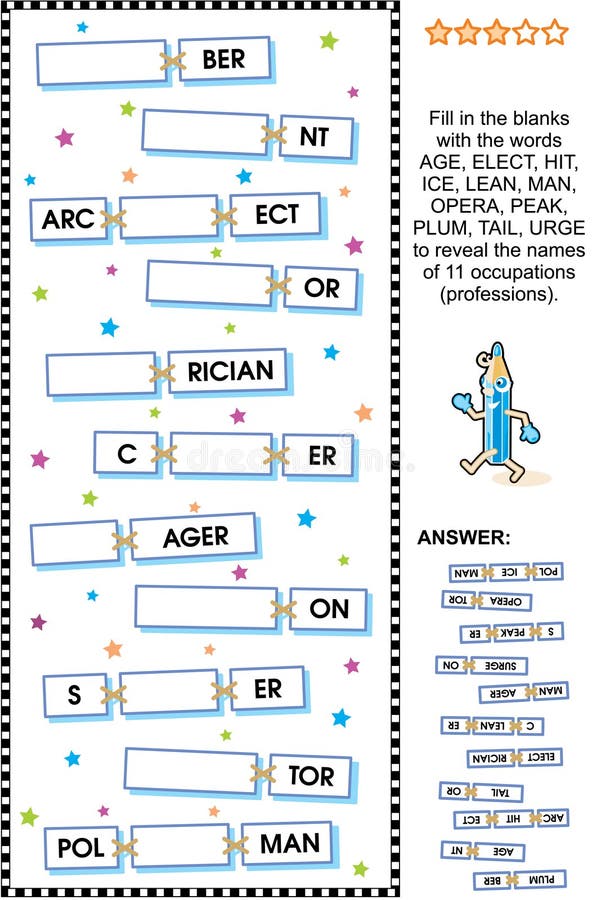 Professions Names Stock Illustrations – 10 Professions Names Stock ...