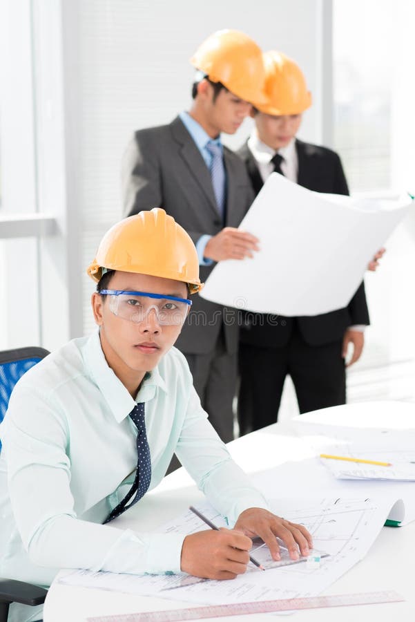 Occupied with project stock photo. Image of architectural - 28276184