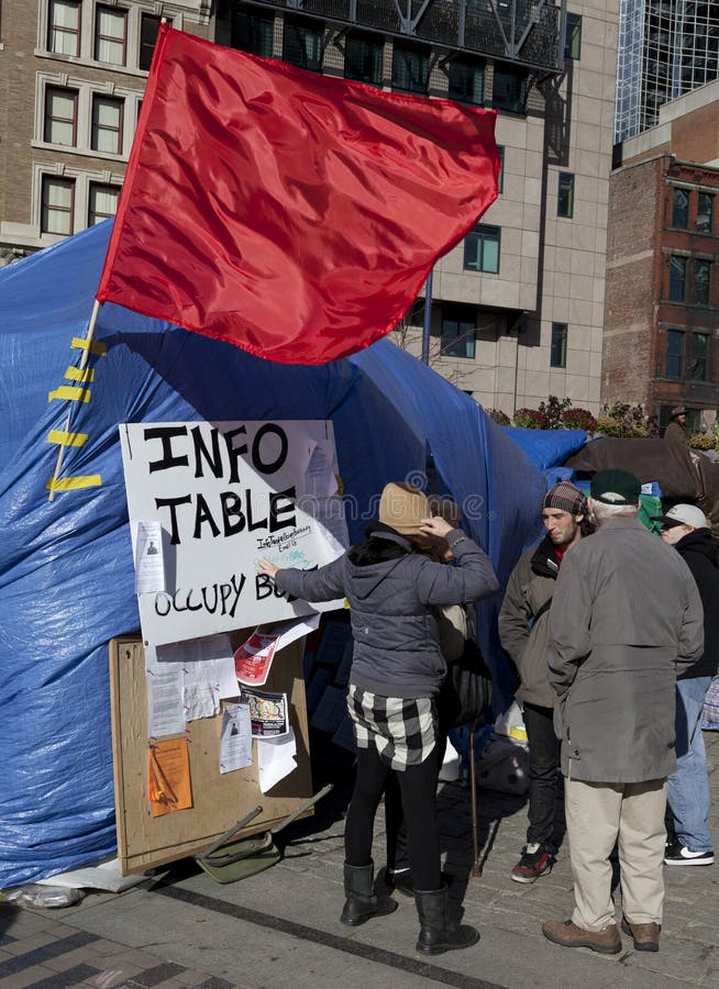 Occupy Boston Megaphone Protesters Editorial Photo - Image of megaphone ...