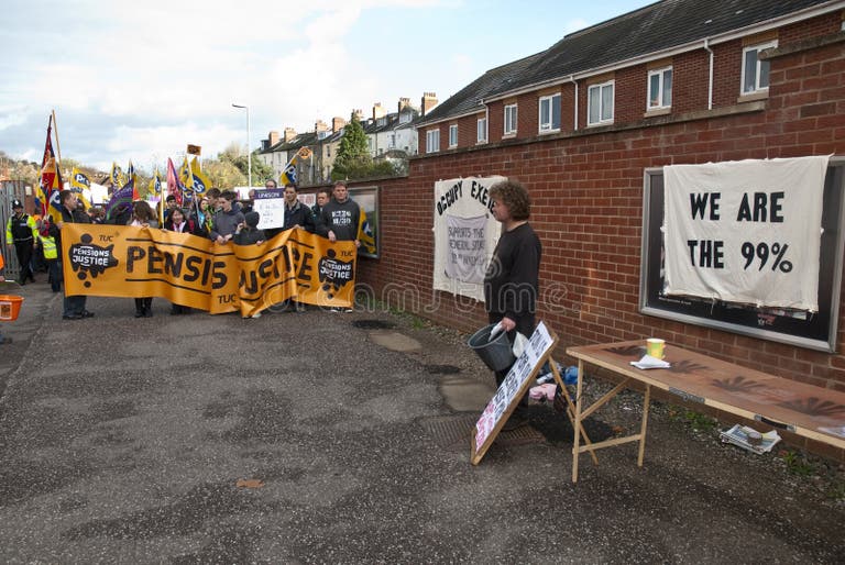 Occupy Exeter Waited at St James Park Editorial Image - Image of devon ...