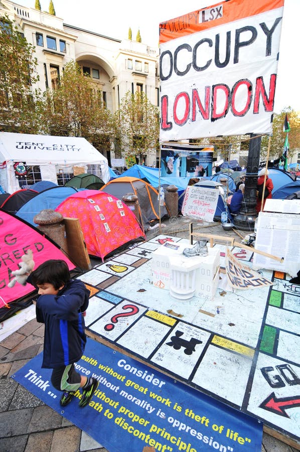 Occupy London editorial stock image. Image of british - 22717939