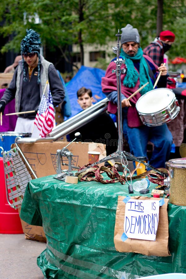 Occupy Wall Street Protest editorial photo. Image of democracy - 21750651