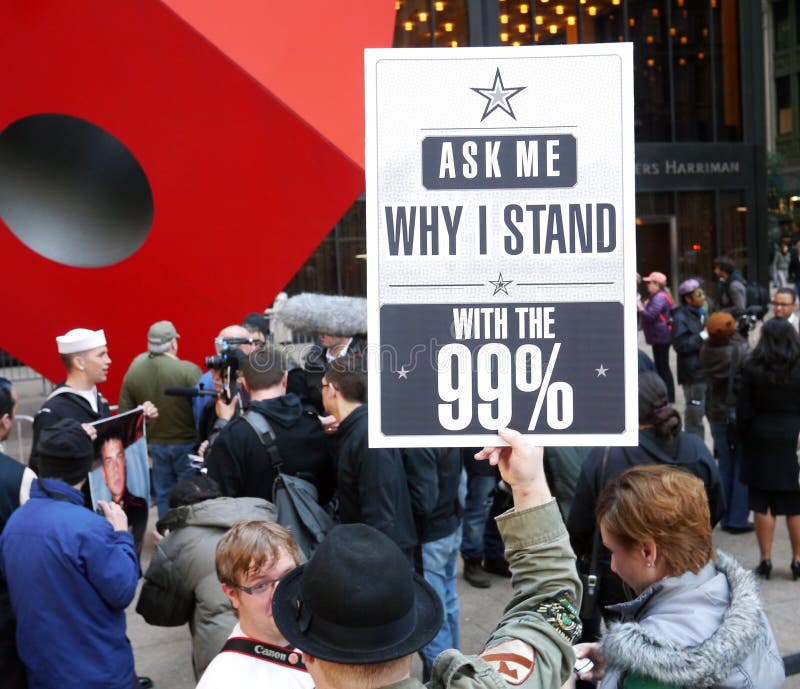 Occupy Wall Street Protest editorial stock photo. Image of park - 22051598