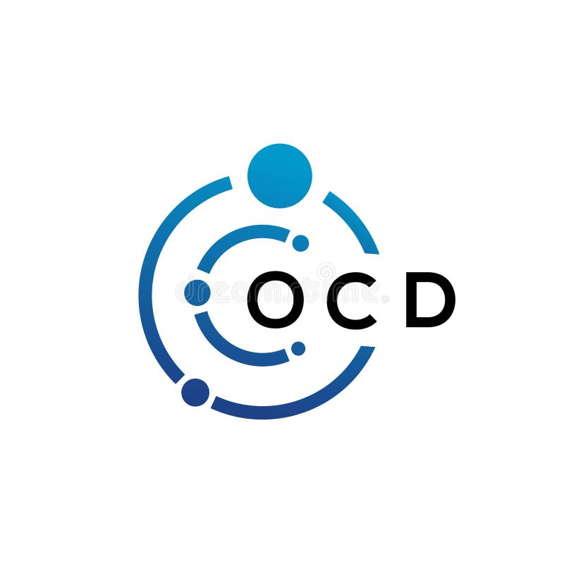 OCD Letter Technology Logo Design on White Background. OCD Creative ...
