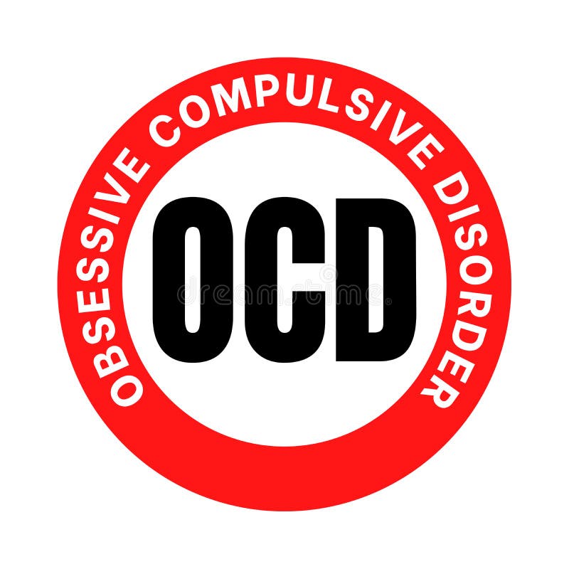 OCD Obsessive Compulsive Disorder Symbol Icon Stock Illustration ...