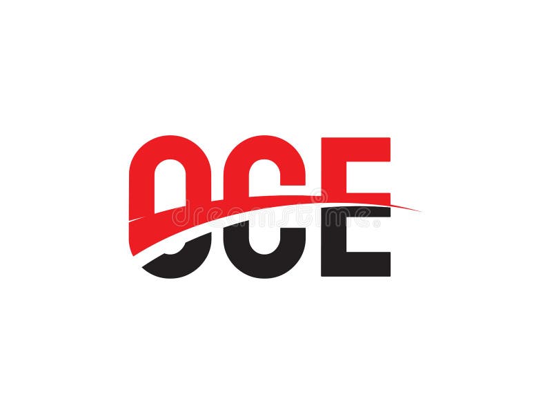 OCE Letter Initial Logo Design Vector Illustration Stock Vector ...