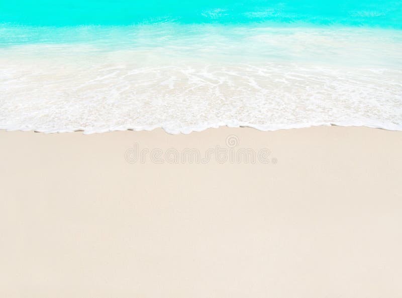 Oceaangolf En Wit Zand Bij Tropisch Strand, Eiland Praslin, Sey Stock ...