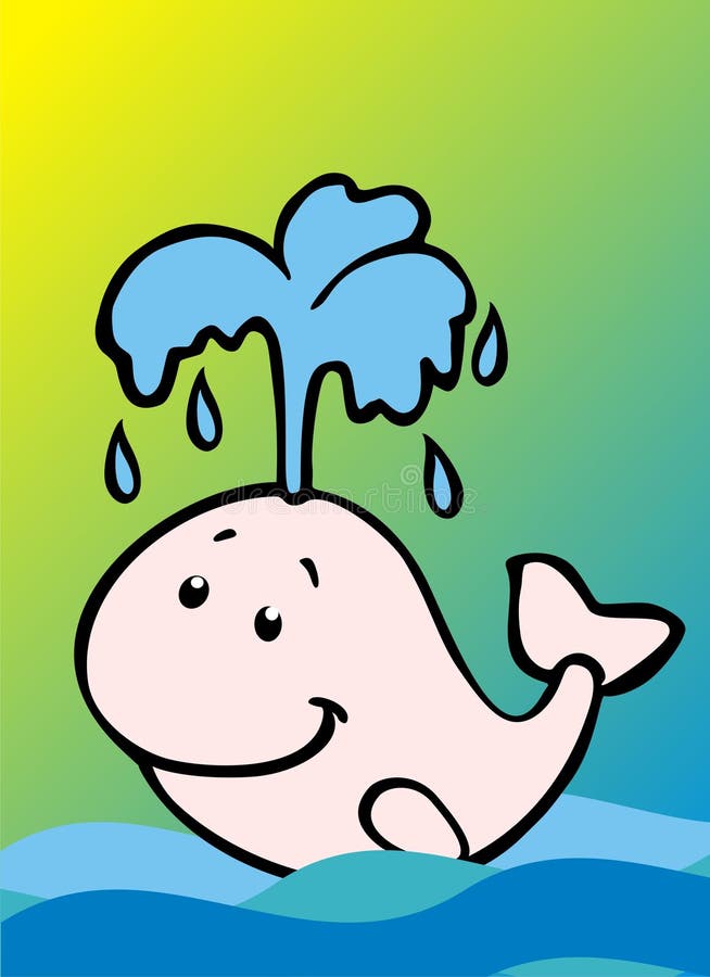 Singing whale stock vector. Illustration of aquatic, whale - 13279686