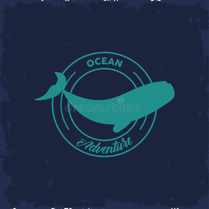 Ocean adventure emblem stock vector. Illustration of outdoor - 234618757
