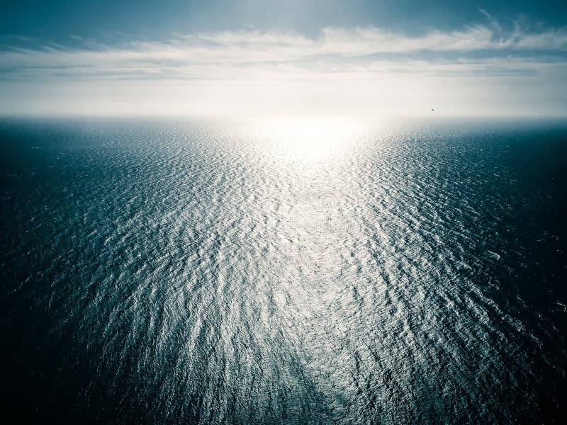 Ocean Aerial View at Sunset Stock Photo - Image of aqua, color: 236387760