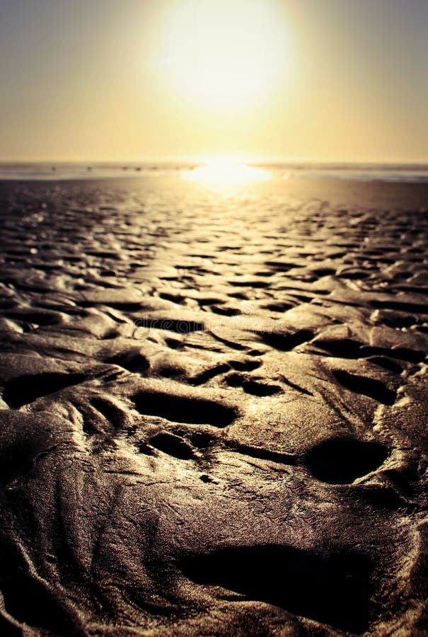 Ocean April sunset stock image. Image of love, hike - 216388191