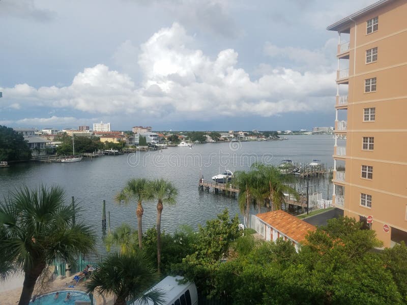 Ocean balcony view stock photo. Image of clearwater - 153052062