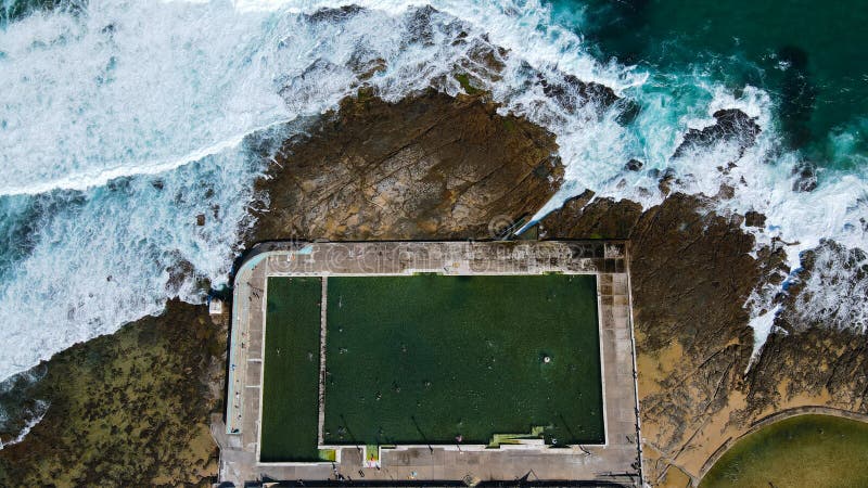 Ocean baths stock image. Image of baths, ocean, texture - 245052969